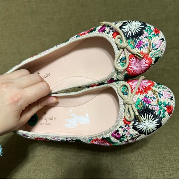 kate spade | Shoes | Kate Spade Winward Embroidered Floral Flats | Poshmark